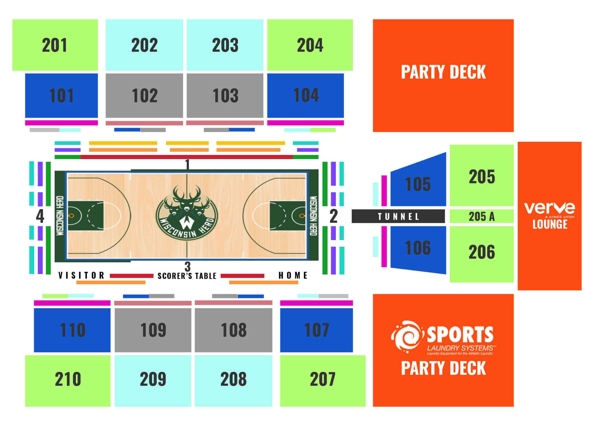 Seating Charts - Oshkosh Arena