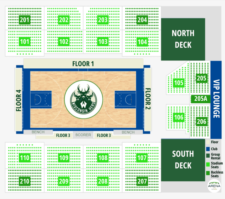 Seating Charts - Oshkosh Arena